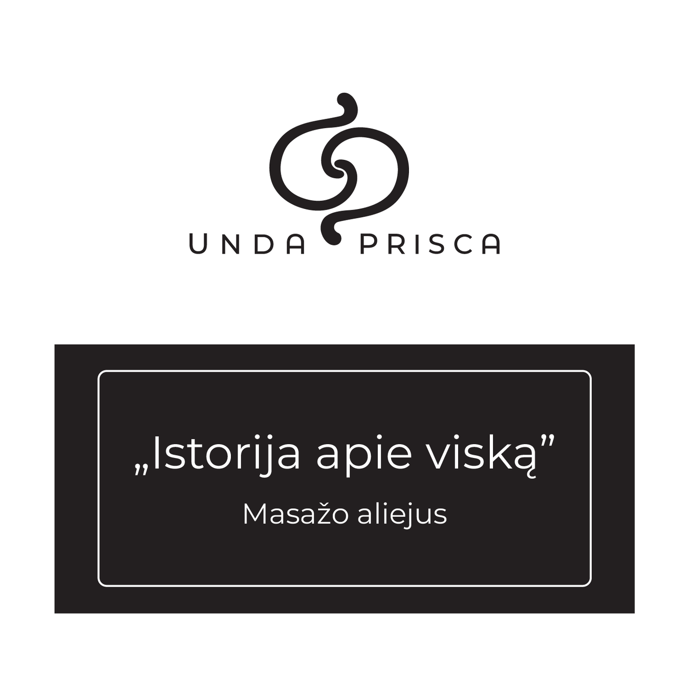 Masažinis aliejus su romu ir avietėmis „Istorija apie viską” – Unda Prisca